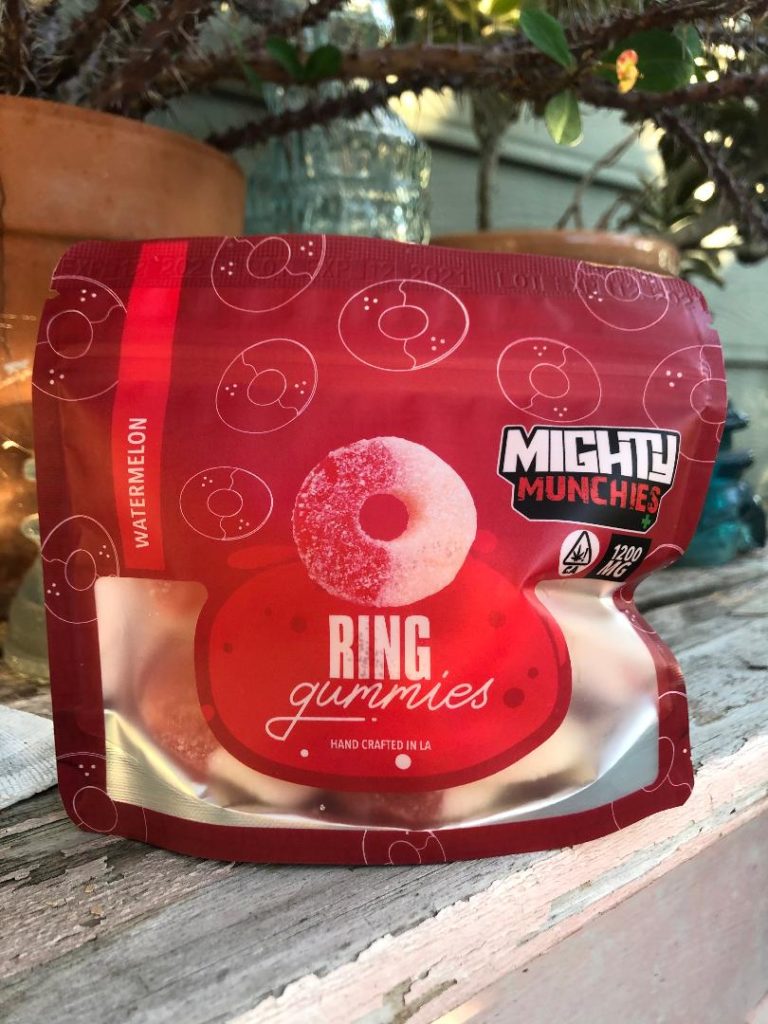 Watermelon Rings - 1200mg - Mighty Munchies - Thin Air Nursery