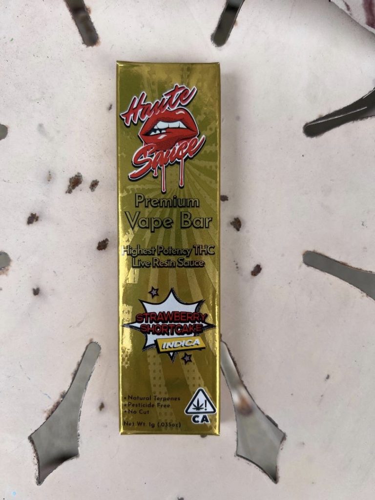 Haute Sauce - Disposable - Strawberry Shortcake - 1 Gram - Indica ...