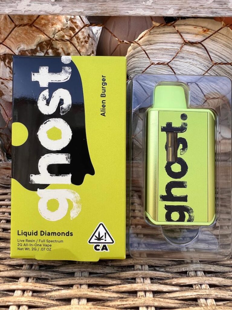 Ghost Disposable - Alien Burger - Liquid Diamonds Live Resin - 2Gram ...