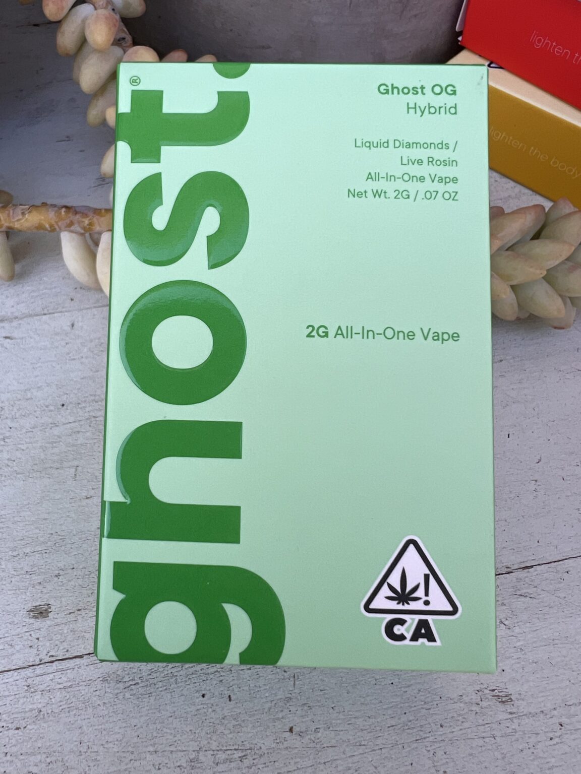 Ghost - Ghost OG - Liquid Diamonds/Live Rosin - Hybrid - 2G Disposable ...