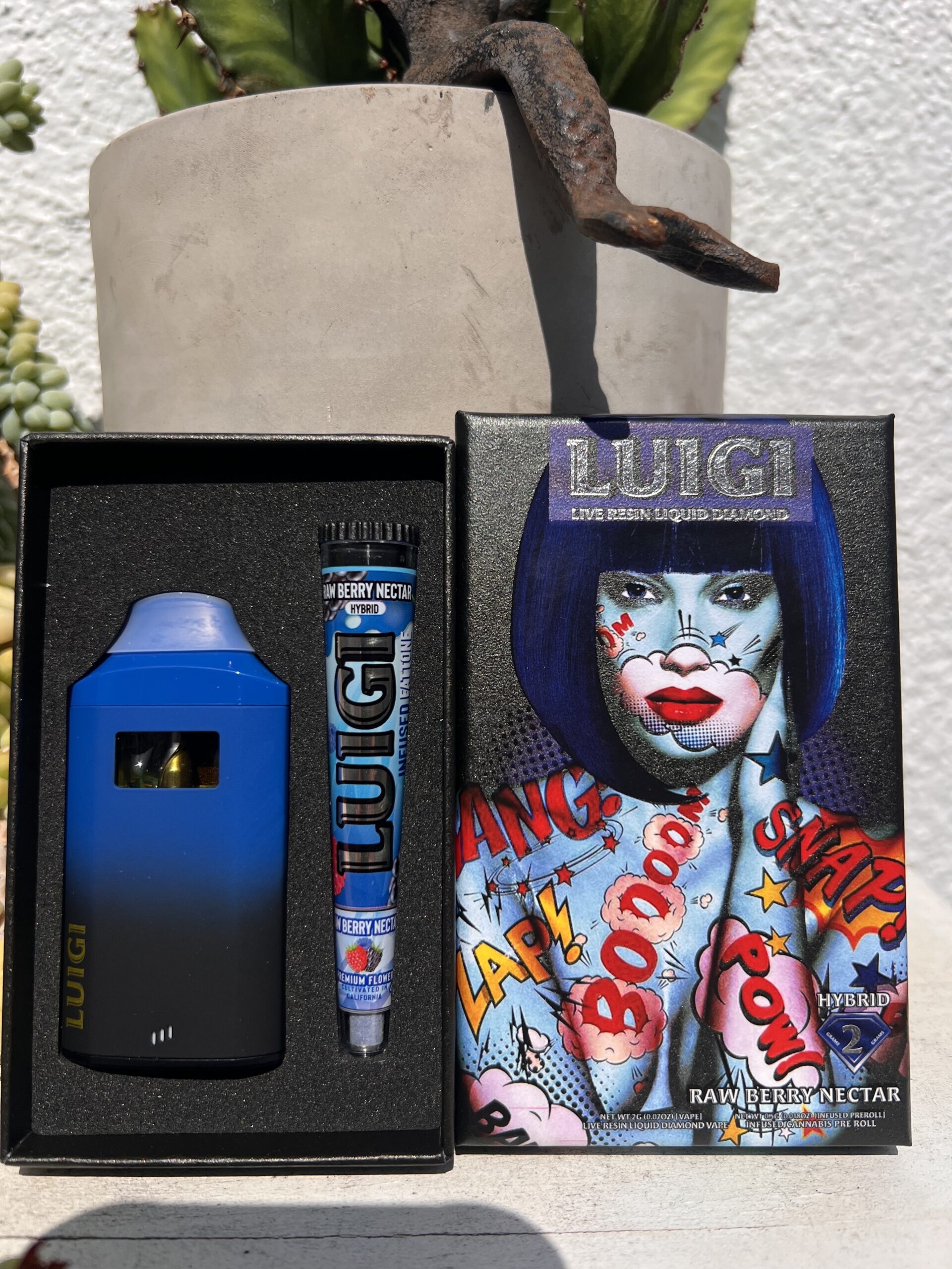 LUIGI - Disposable - Raw Berry Nectar - Hybrid - (Live Resin Liquid ...